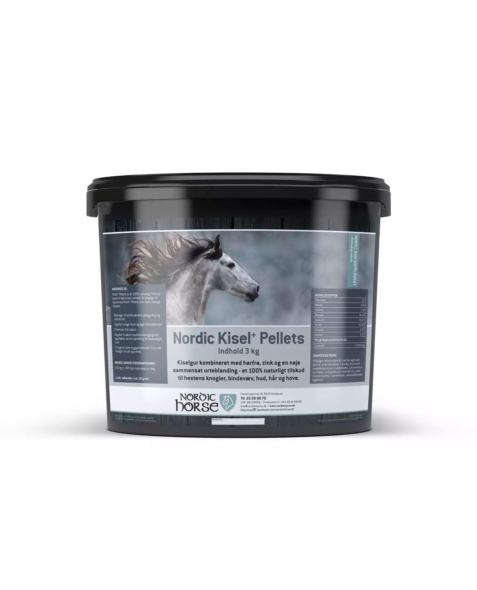 Piimaa Kisel+ Pellets (1kg päiväystuote) Nordic Horse - Tallitukku.fi